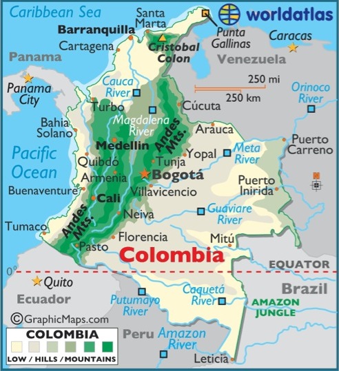 Afro Colombian Map Indigenous Peoples And Afro Colombian Empowerment